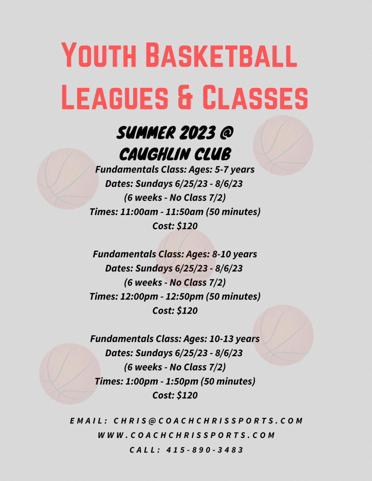 Summer Basketball | Caughlin Athletic Club